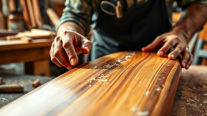 The Craftsmanship Behind Wooden Surfboards - WoodnBits