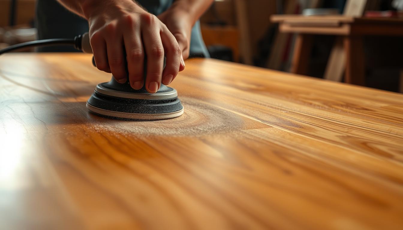 Stain Then Sand Before Polyurethane Coat Guide