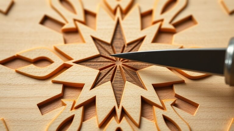 Chip Carving Patterns: Layout and Knife Angles - WoodnBits