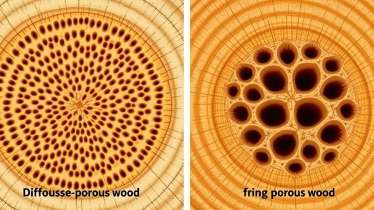 Understanding Diffuse‑Porous vs. Ring‑Porous Woods - WoodnBits